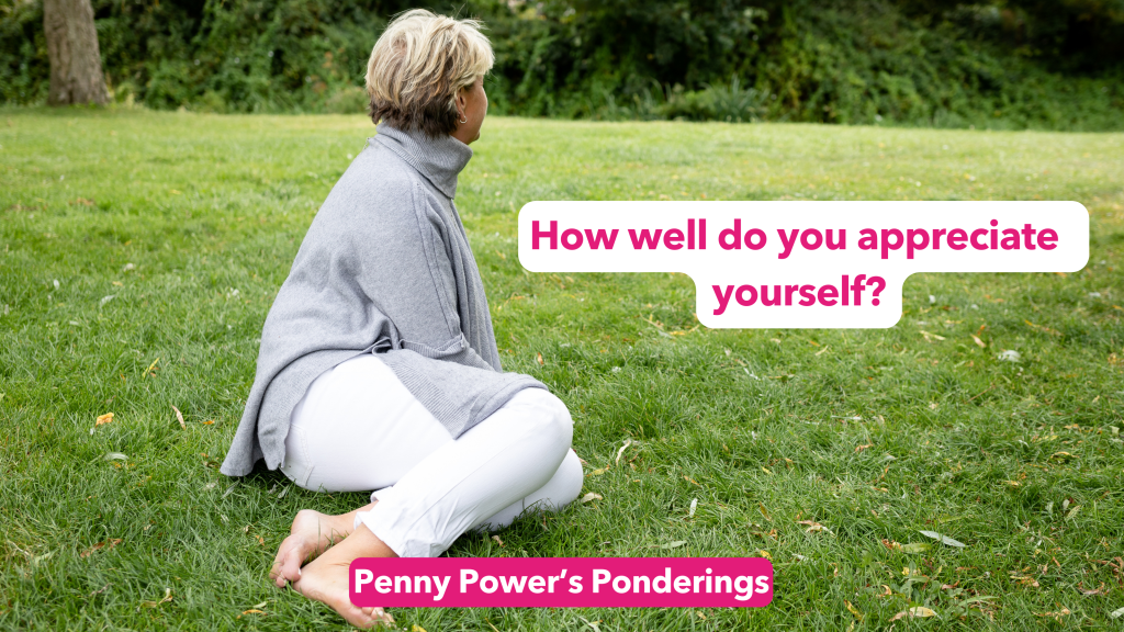 Penny Power Ponders ’how well do you appreciate yourself?’ - Penny Power
